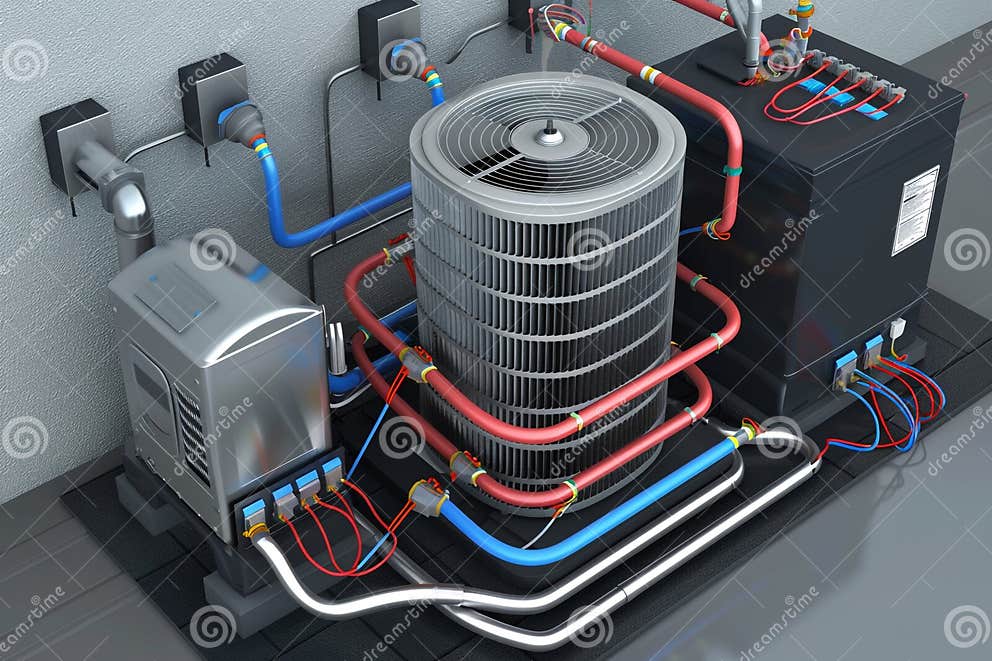 A Visual Representation of the Condensation Process in a Central Air ...
