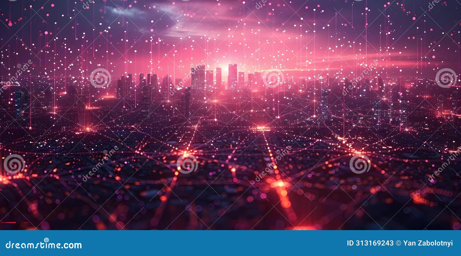Visual Representation of a Connected G Smart City Network Emphasizing ...