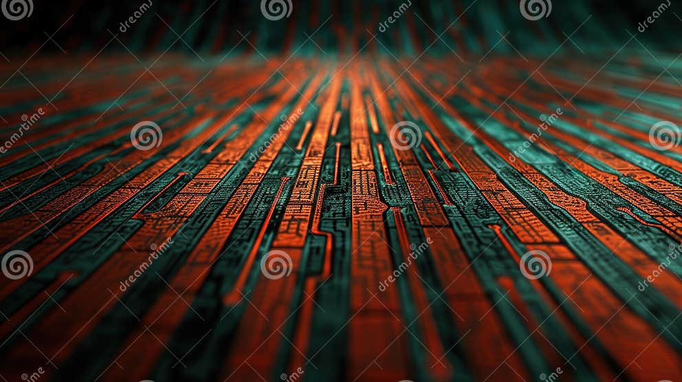 Visual Representation Of Data Encryption With Intricate Patterns Of Symbols Emphasizing Its