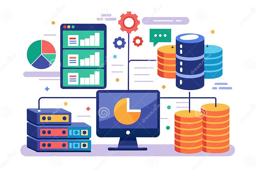 Visual Representation of Data Storage Analysis Featuring Graphs ...