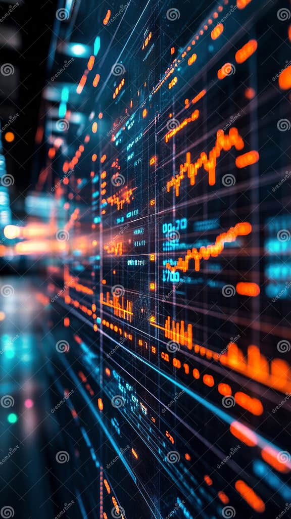 Visual Representation of Data Trends in a Digital Financial Market ...