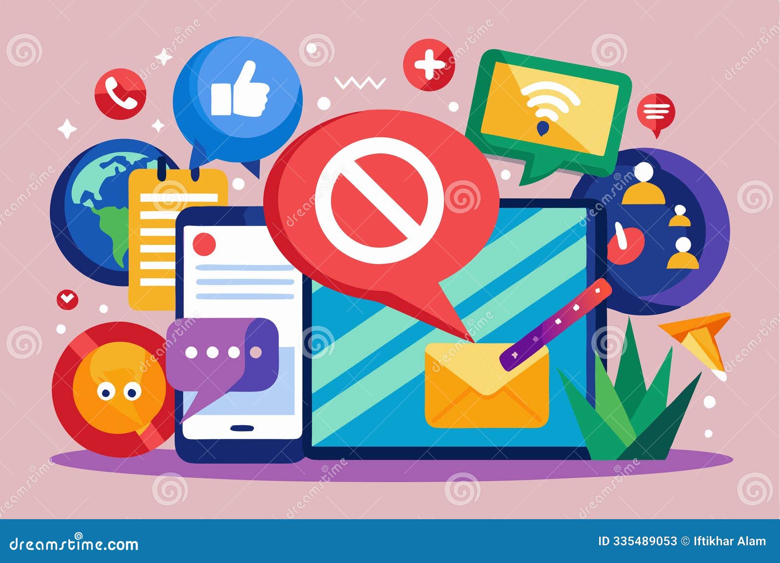 Visual Representation of Declining Social Media and Messaging Use ...