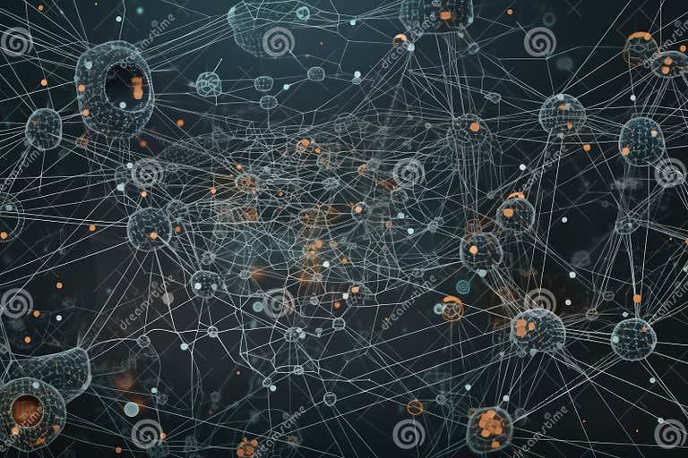 Visual Representation of Deep Learning Network, with Intricate Patterns and Connections Visible ...