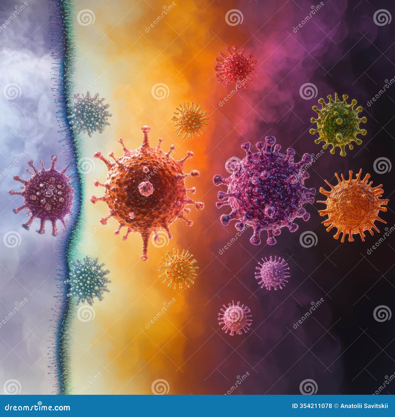 Progression of Virus Forms Illustrating Evolution from Simple To ...