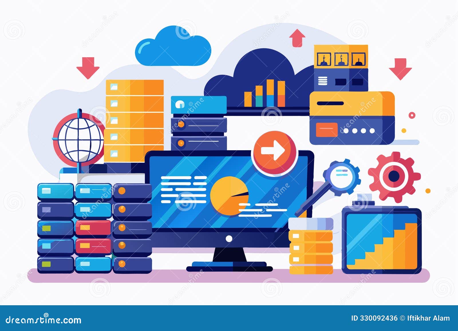 Visual Representation of Digital Backup Systems and Big Data Analysis ...