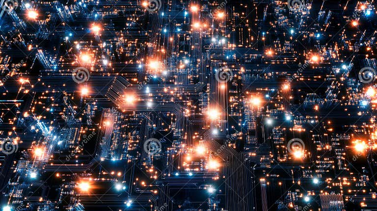 Visual Representation of Digital Circuits with Luminous Nodes in 4K ...