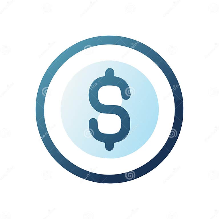 Visual Representation of Dollar Sign Stock Vector - Illustration of ...