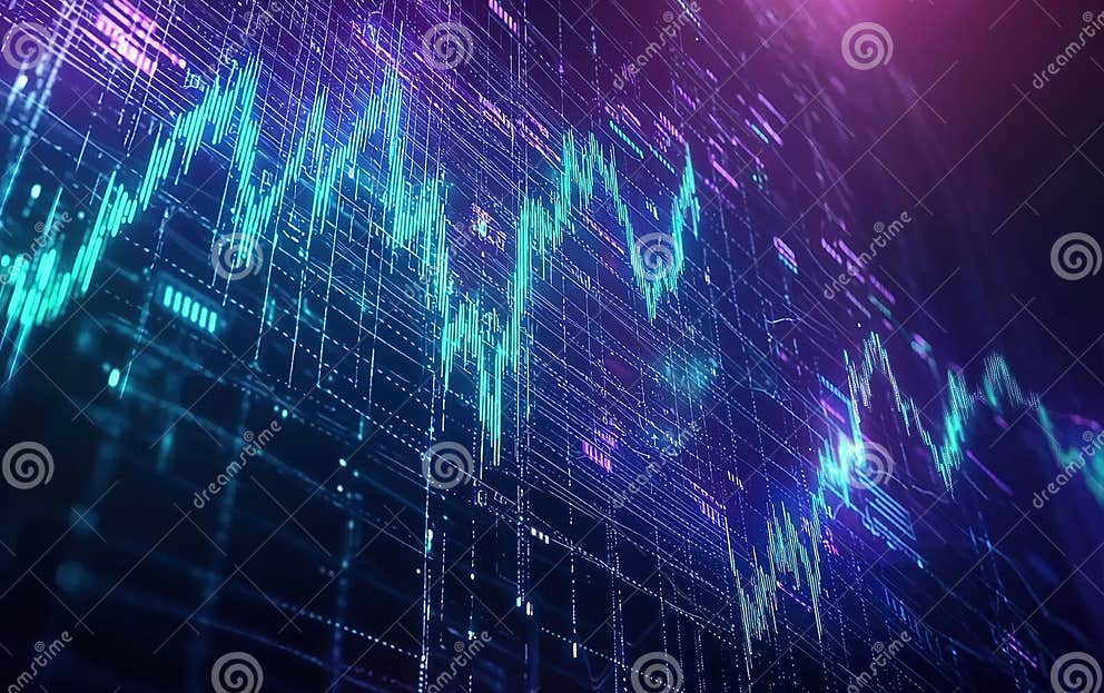 Visual Representation of Dynamic Financial Data Trends in a High-tech ...