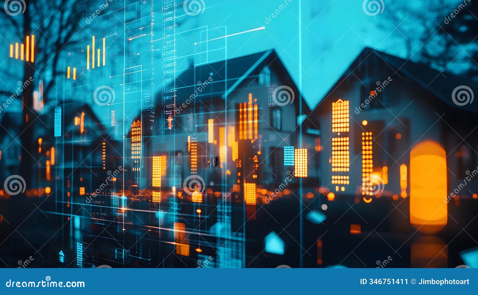 Visual Representation of Economic Policy Impacts Stock Illustration ...