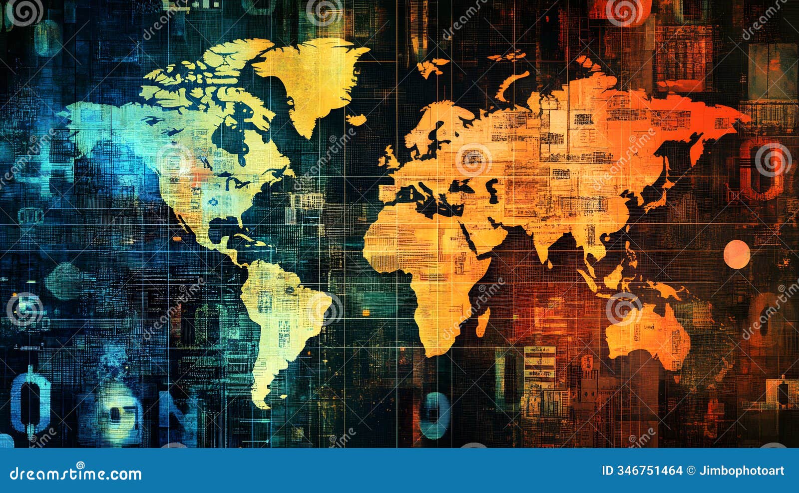 Visual Representation of Economic Policy Influencing Stock Illustration ...