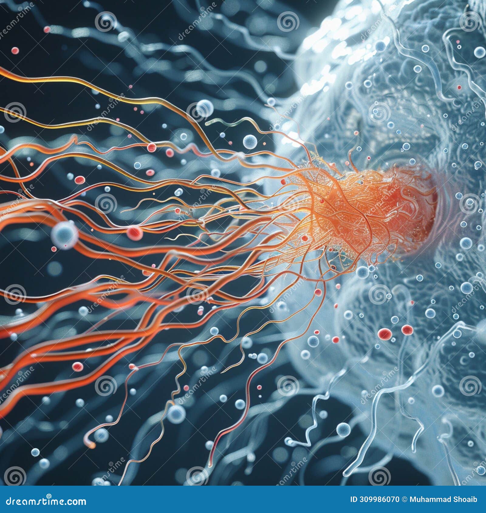 Visual Representation Egg and Sperm Unite in Human Reproduction Process ...