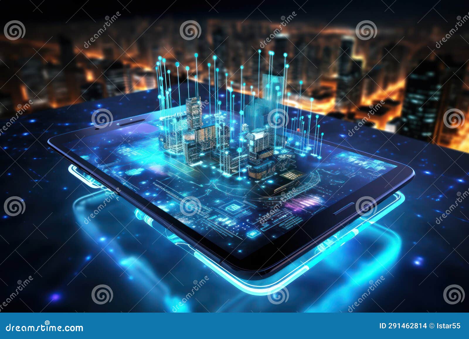 5G Connectivity, the Future of Mobile NetworksAi Generated Stock ...