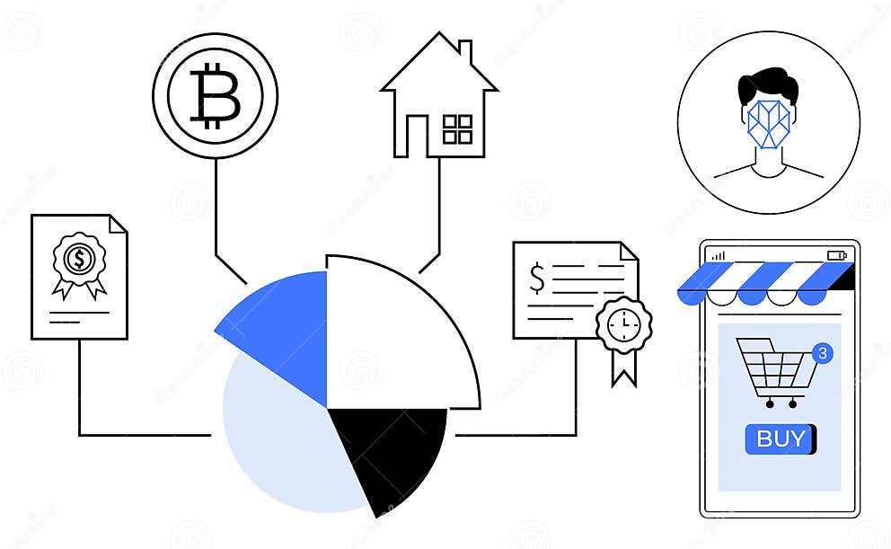 Visual Representation of Financial Technology and Digital Transactions ...