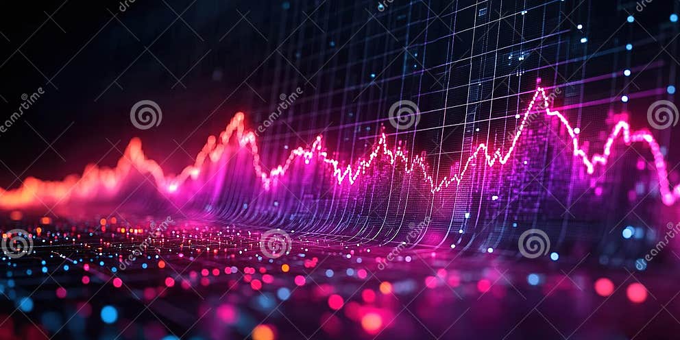 Visual Representation of Fluctuating Data Metrics in an Abstract ...