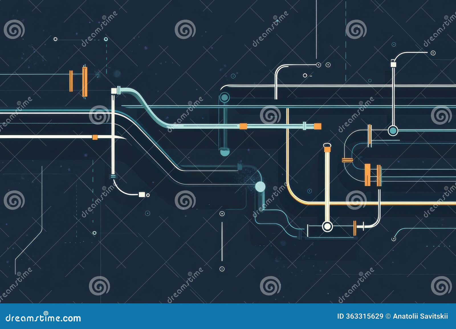 Visual Representation of Gas Pipeline Systems and Flow Patterns in an ...