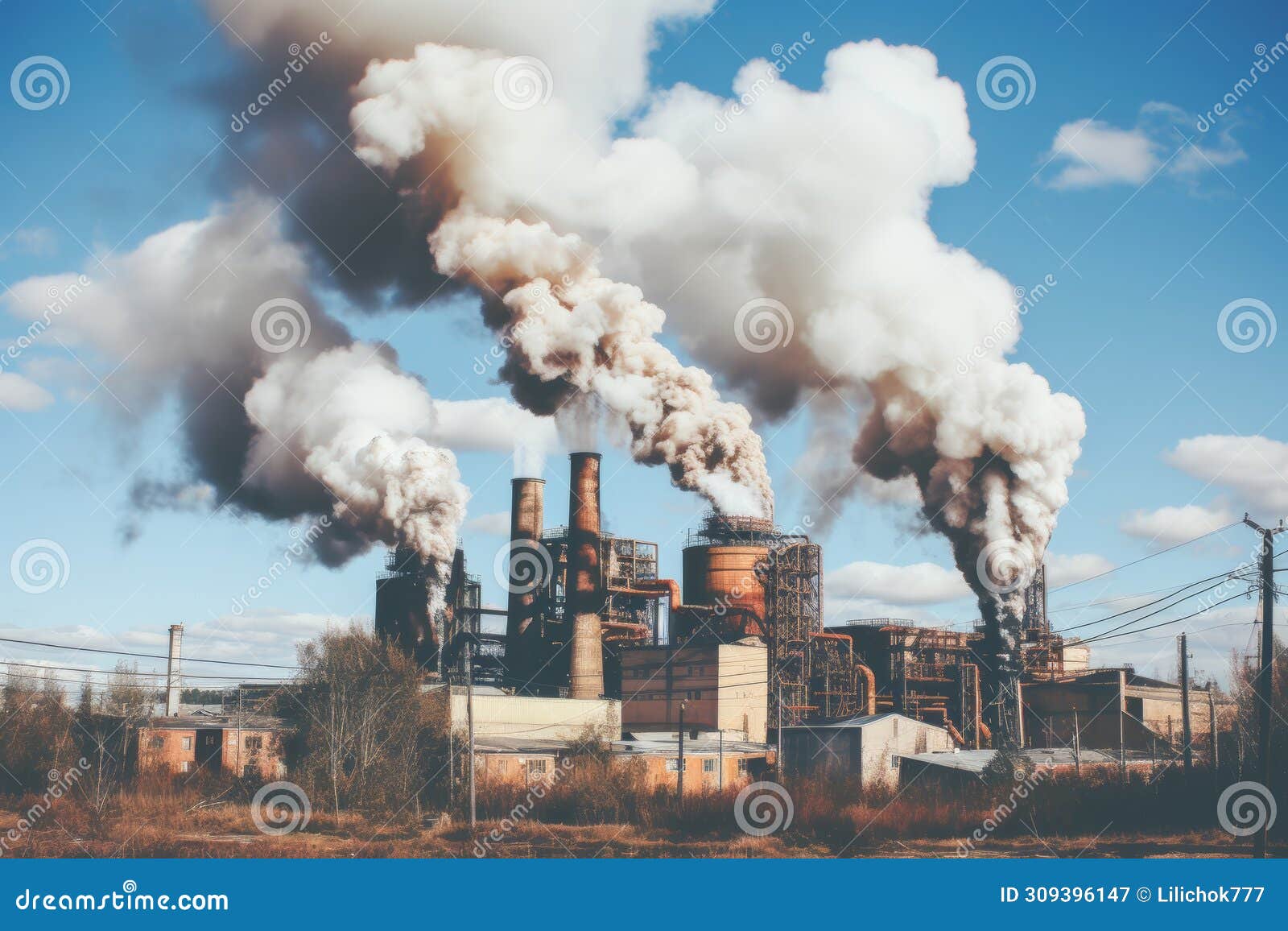 Visual Representation of the Harmful Effects of Pollution on the ...