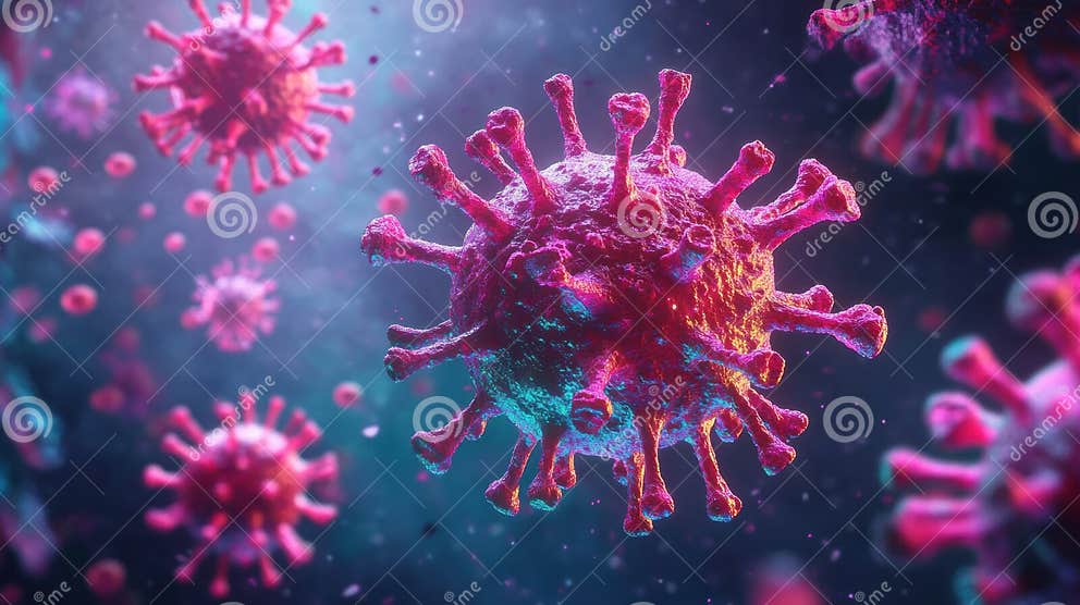 Virus Transformation and Mutation Showcasing Dynamic Structural Changes ...