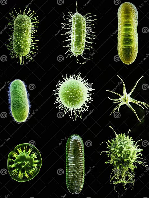 Evolutionary Sequence of Various Bacterial Forms Showcasing Diversity ...