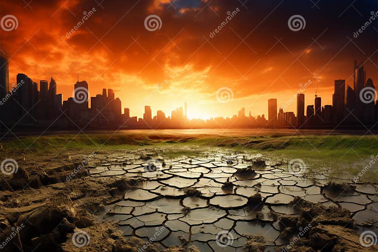 Visual Representation Illustrating the Effects of Global Warming Stock ...