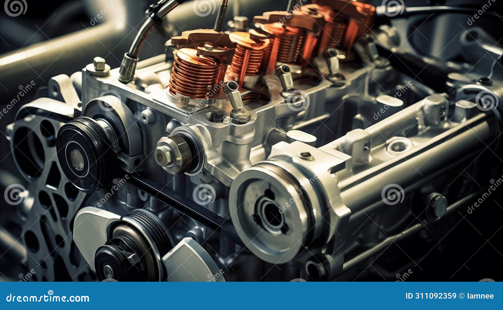 Operation of the Fuel Injection System.AI Generated Stock Illustration ...