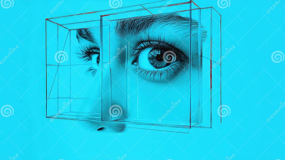 Visual Representation of Innovative Thinking in a Collage Style with ...