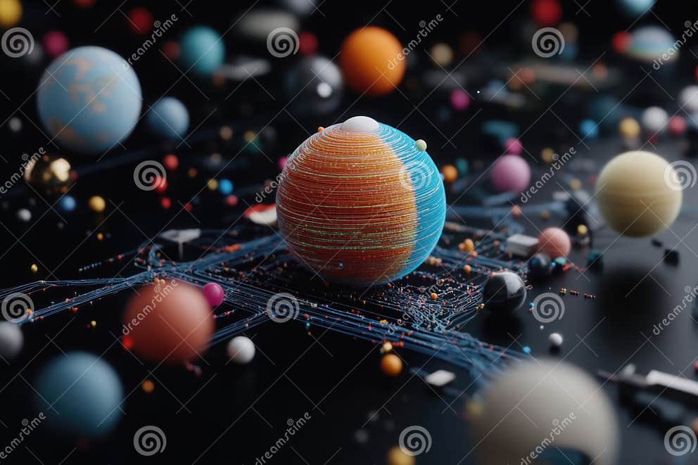 Visual Representation of Interconnected Information Flows Around a ...