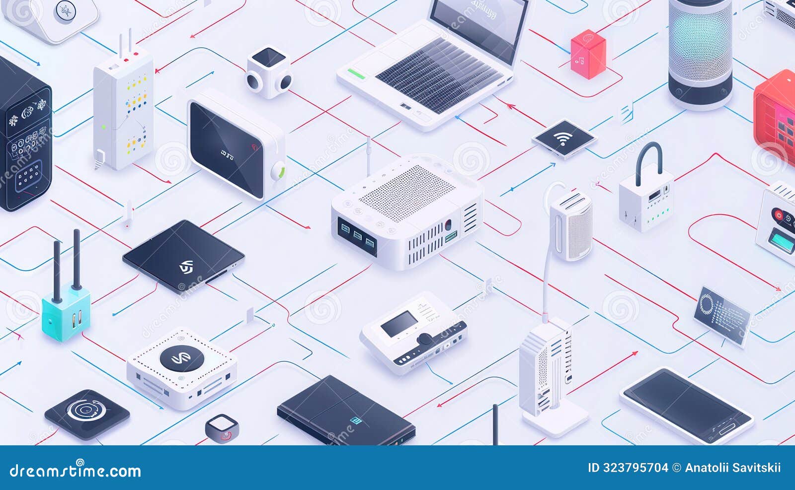 A Visual Representation of an Interconnected Smart Home Network ...