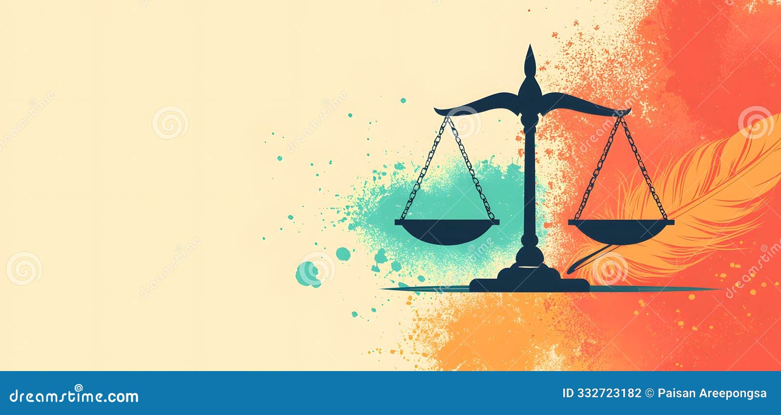 Visual Representation of Justice: a Feather and Scales Balancing Truth ...