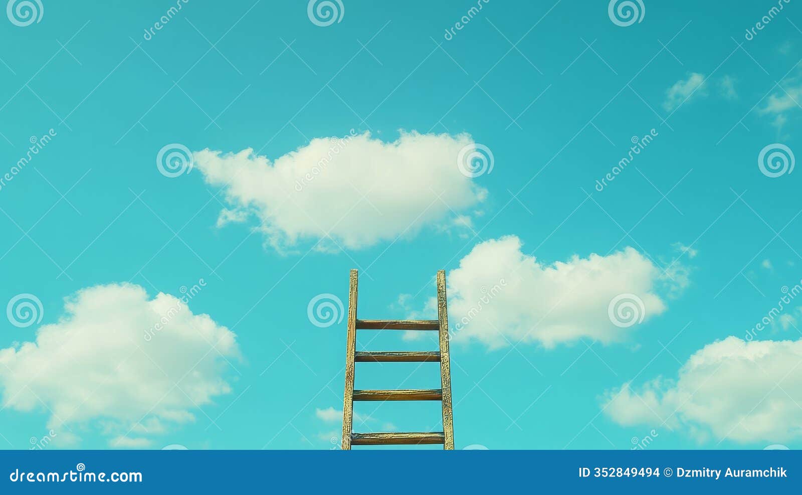 A Visual Representation of a Ladder Reaching Towards the Sky ...