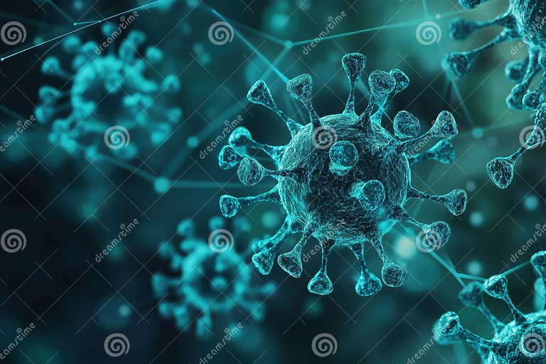 Visual Representation of Microscopic Viruses in a Scientific Context ...