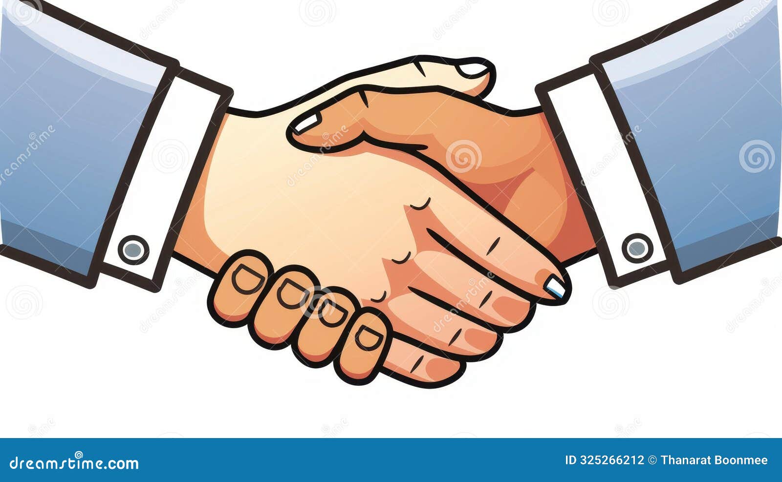 A Visual Representation of Mutual Agreement and Connection, a Handshake ...