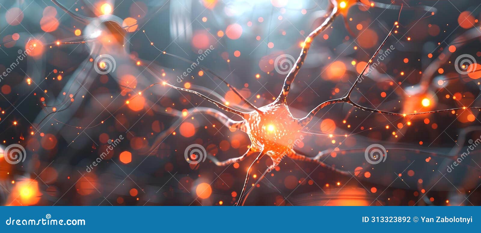 Visual Representation of Neural Network Demonstrating Electrical ...