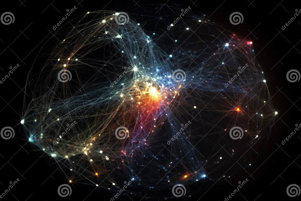 A Visual Representation Of Neural Networks With Interconnected Nodes