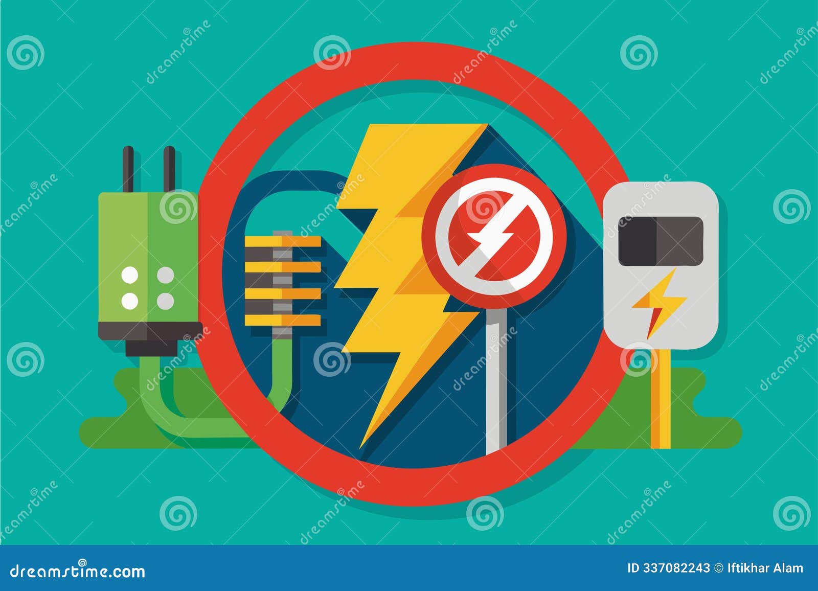 Visual Representation of a No Charging Policy Featuring Various ...