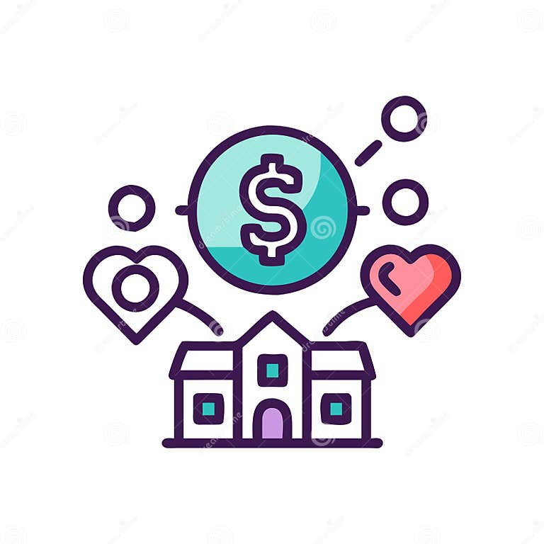 Visual Representation of Non-Profit Organizations Stock Vector ...