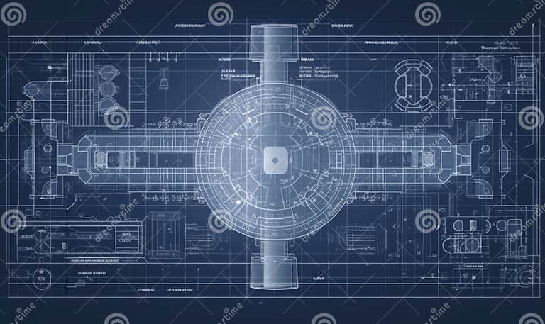 Visual Representation of a Nuclear Power Plant S Intricate Details in ...