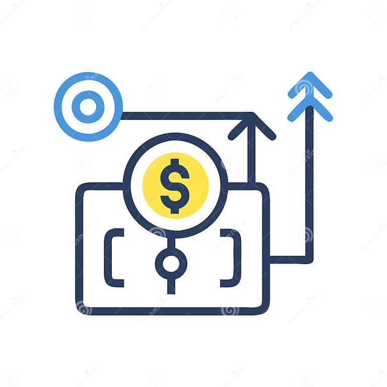 Visual Representation of Operating Income Stock Vector - Illustration ...