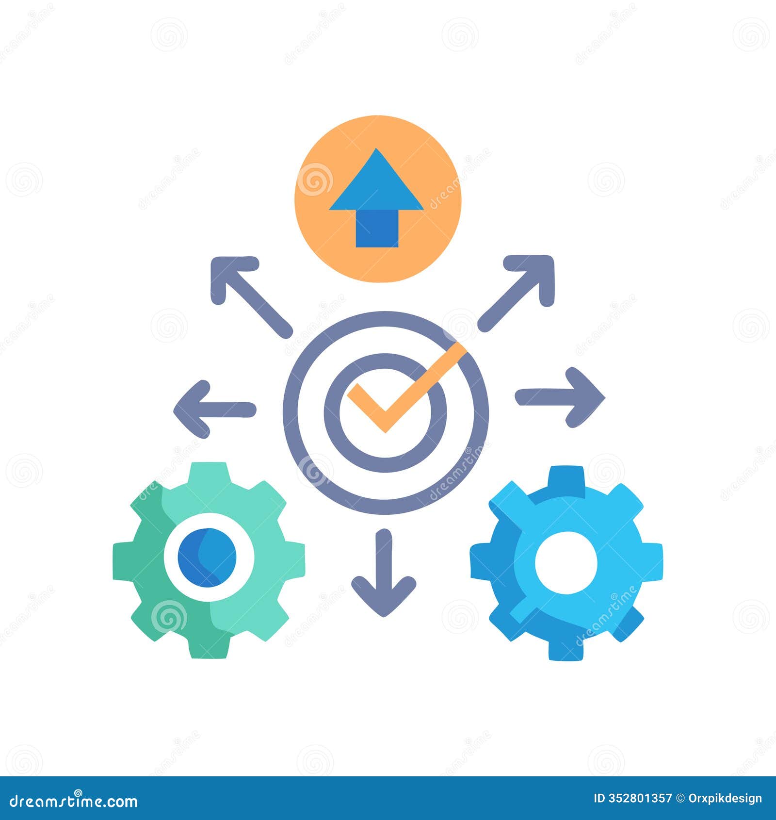 Visual Representation of Operational Excellence Stock Vector ...