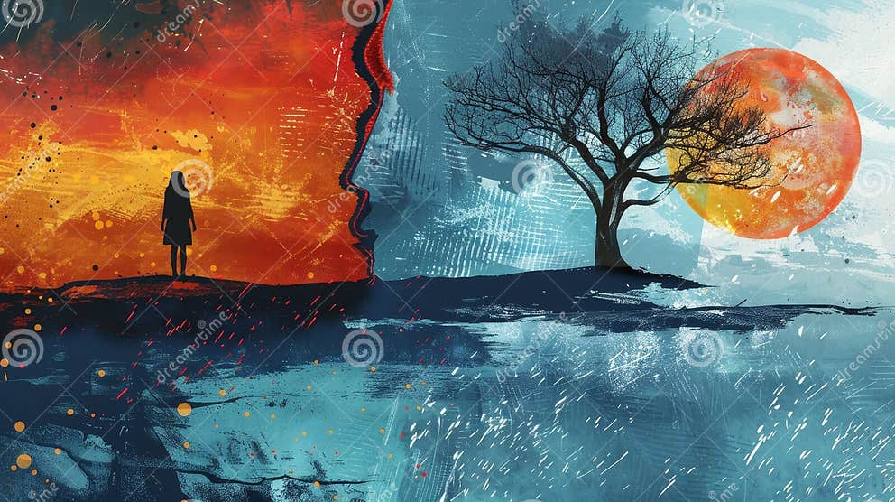 Visual Representation of Overcoming Trauma Progressing from Adversity ...