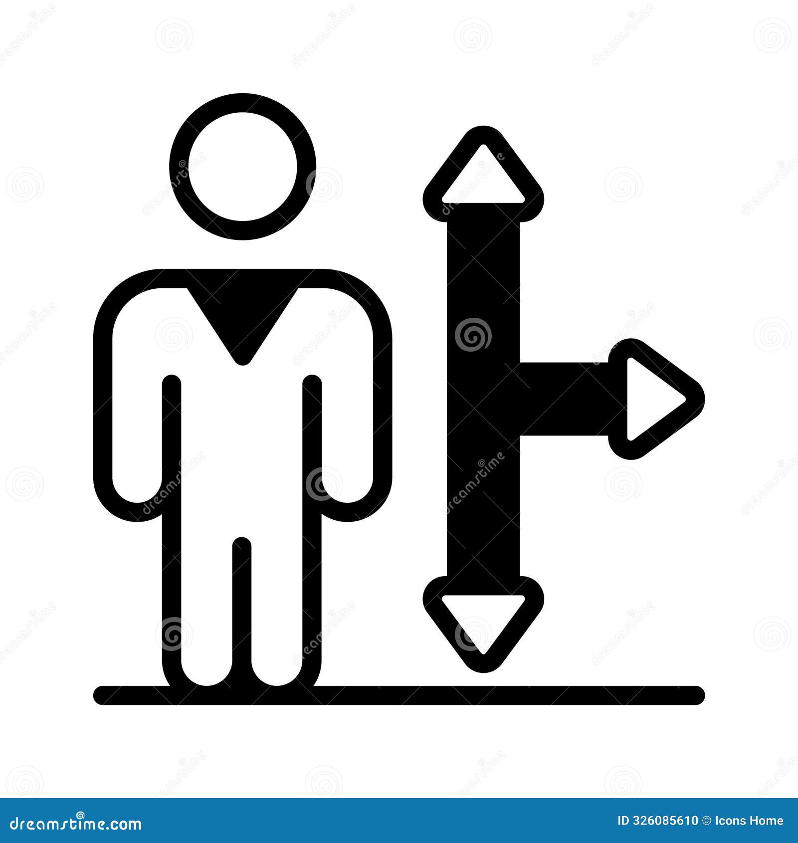 A Visual Representation of a Person Making Choices among Multiple ...