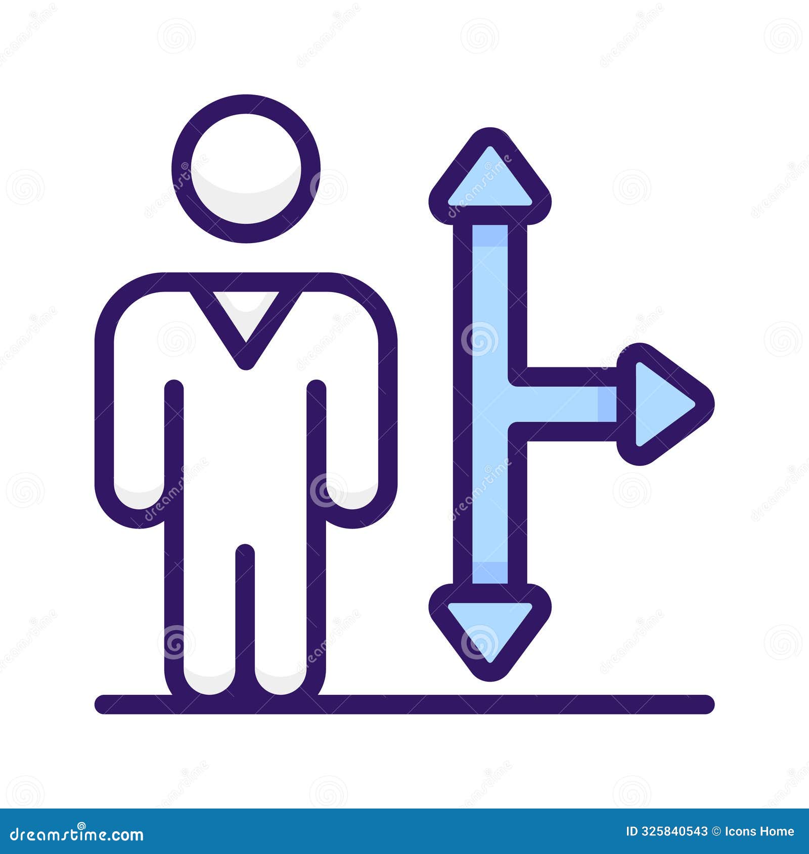 A Visual Representation of a Person Making Choices among Multiple ...