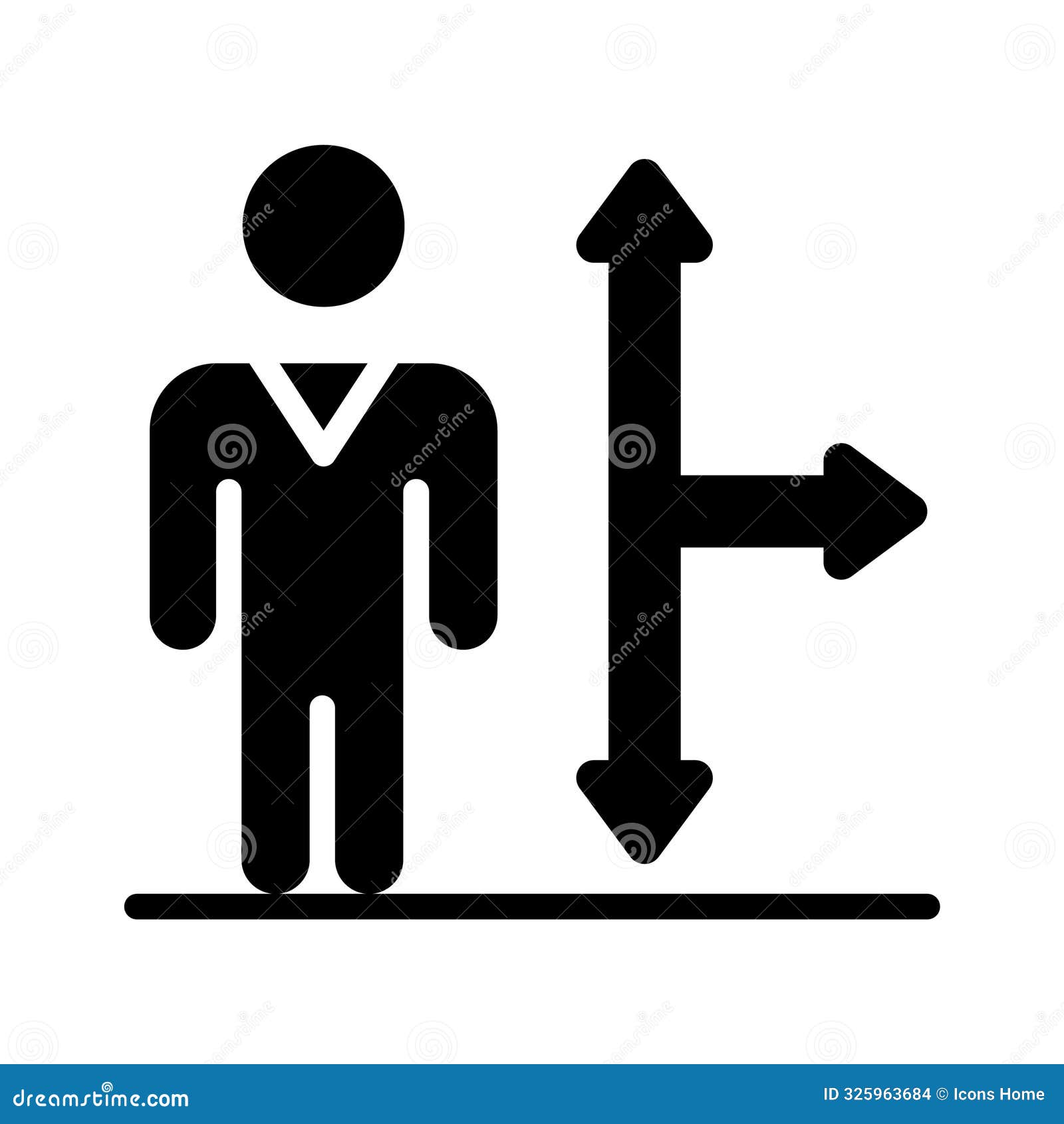 A Visual Representation of a Person Making Choices among Multiple ...