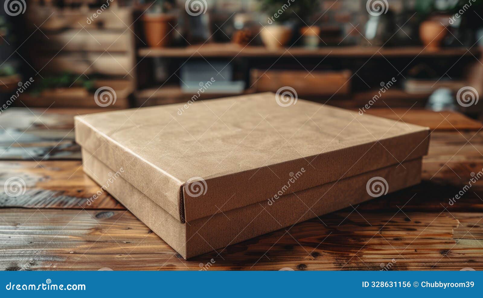 Visual Representation of Product Packaging on Wooden Table for Branding ...