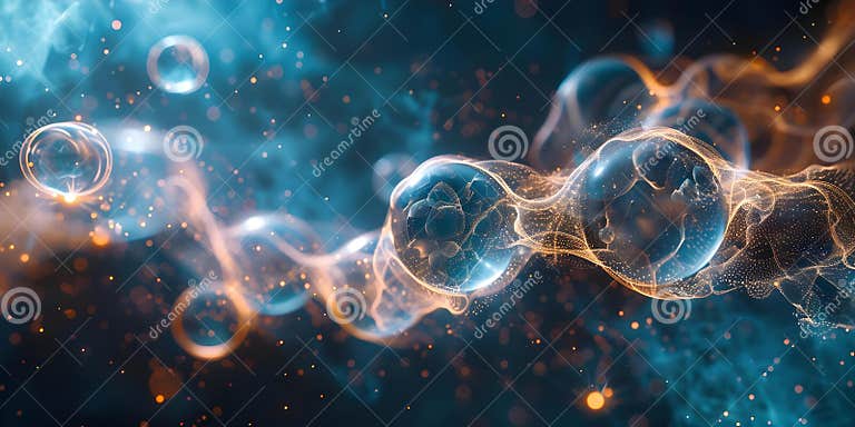 Visual Representation of Quantum Computing Featuring Exploding Spheres ...