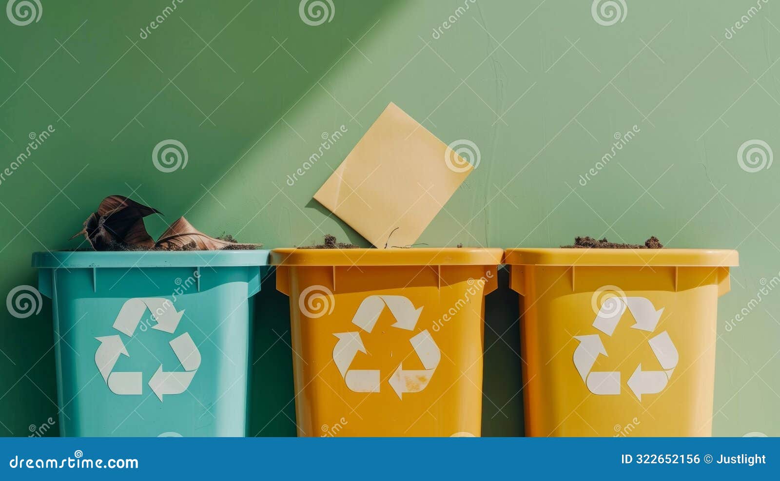 A Visual Representation of the 3 Rs Reduce Reuse Recycle with a ...