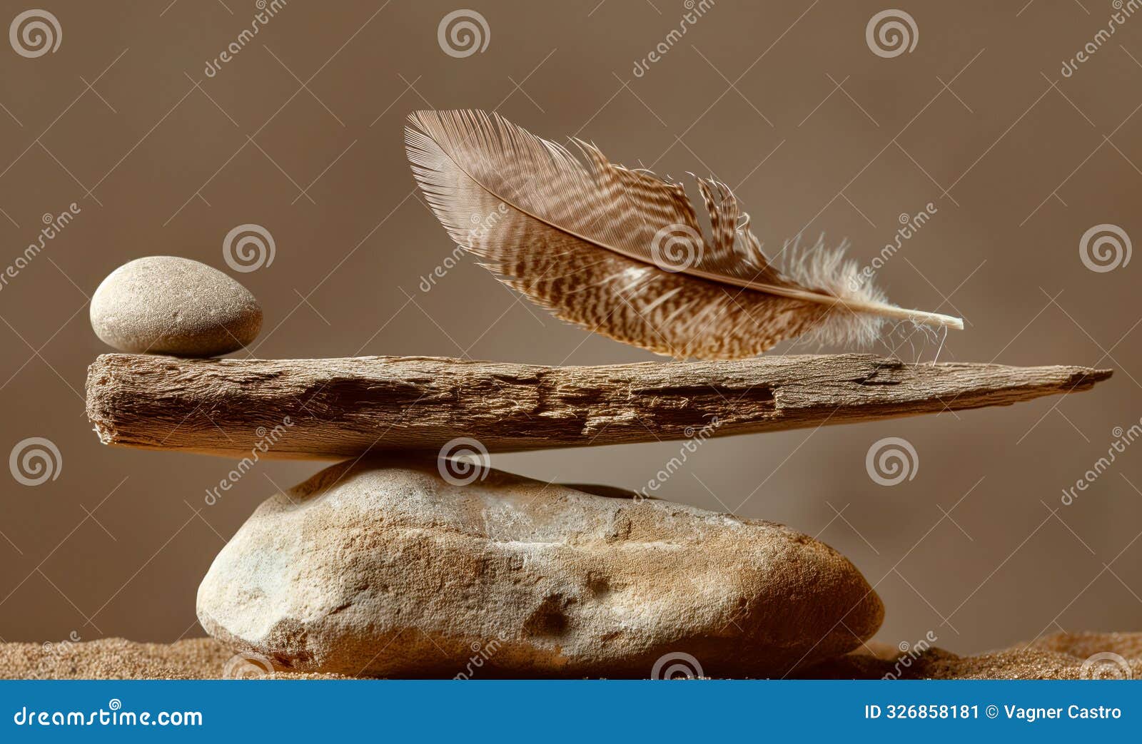 A Visual Representation of a Scale with a Feather on One Side and the ...