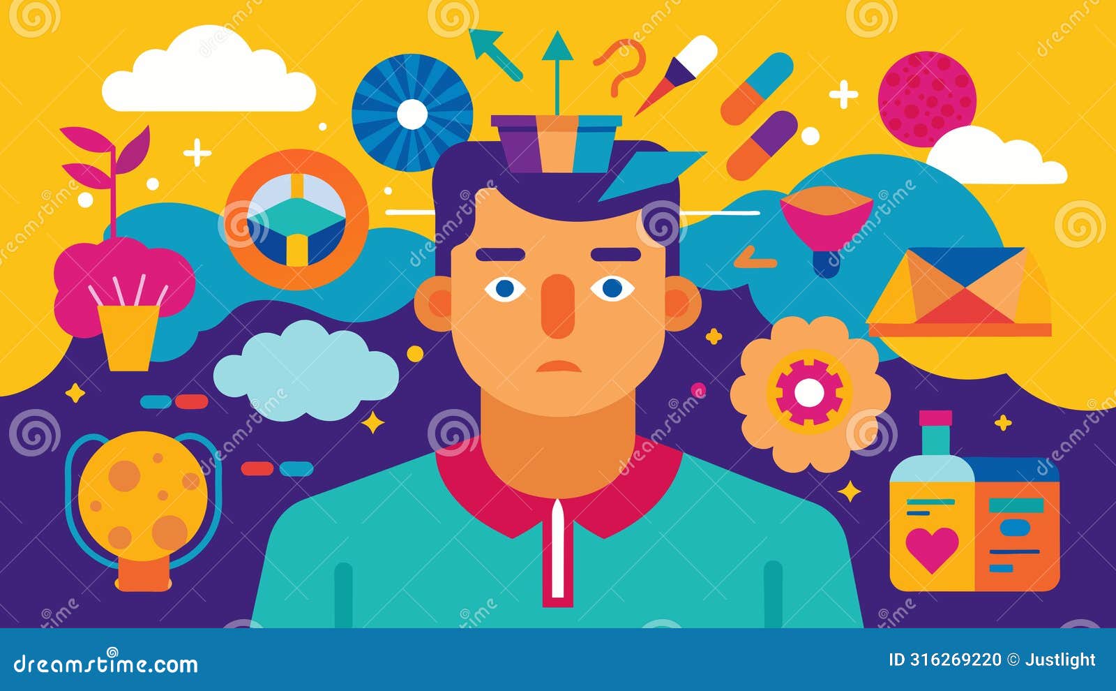 A Visual Representation of the Sensory Overload that Can Occur in the ...