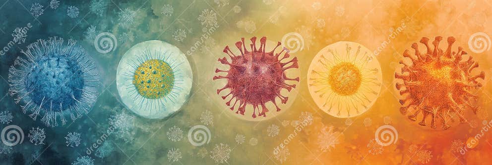 Progression of Virus Forms Illustrating Increasing Complexity and ...