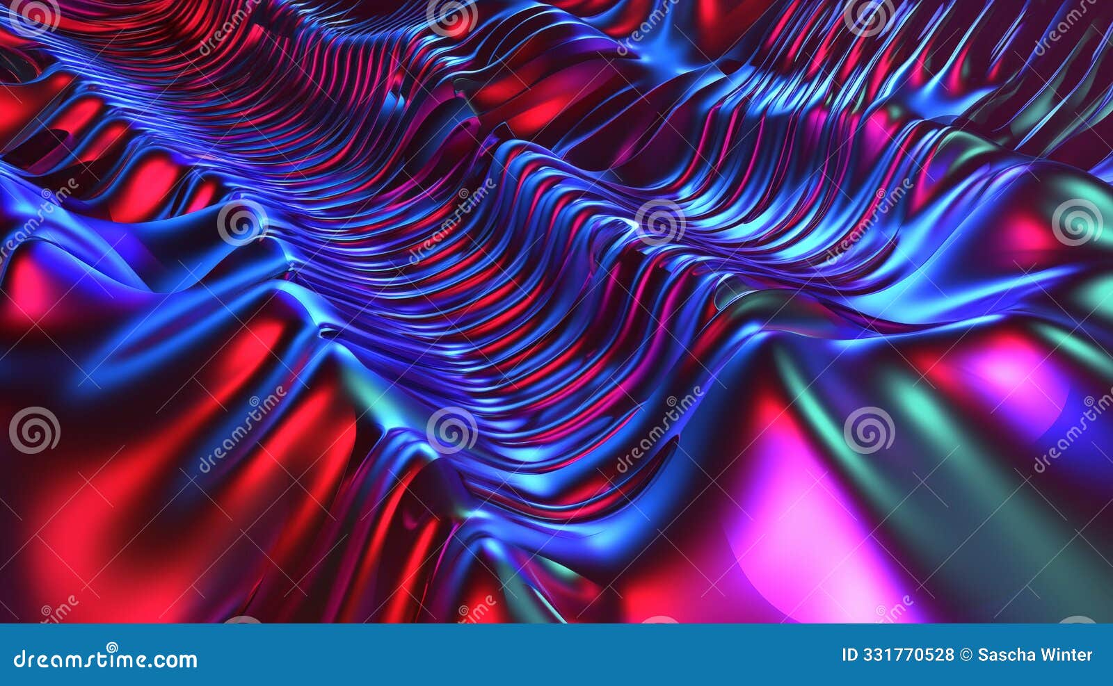 The Principle of Interference in Waves. Generative AI Stock ...