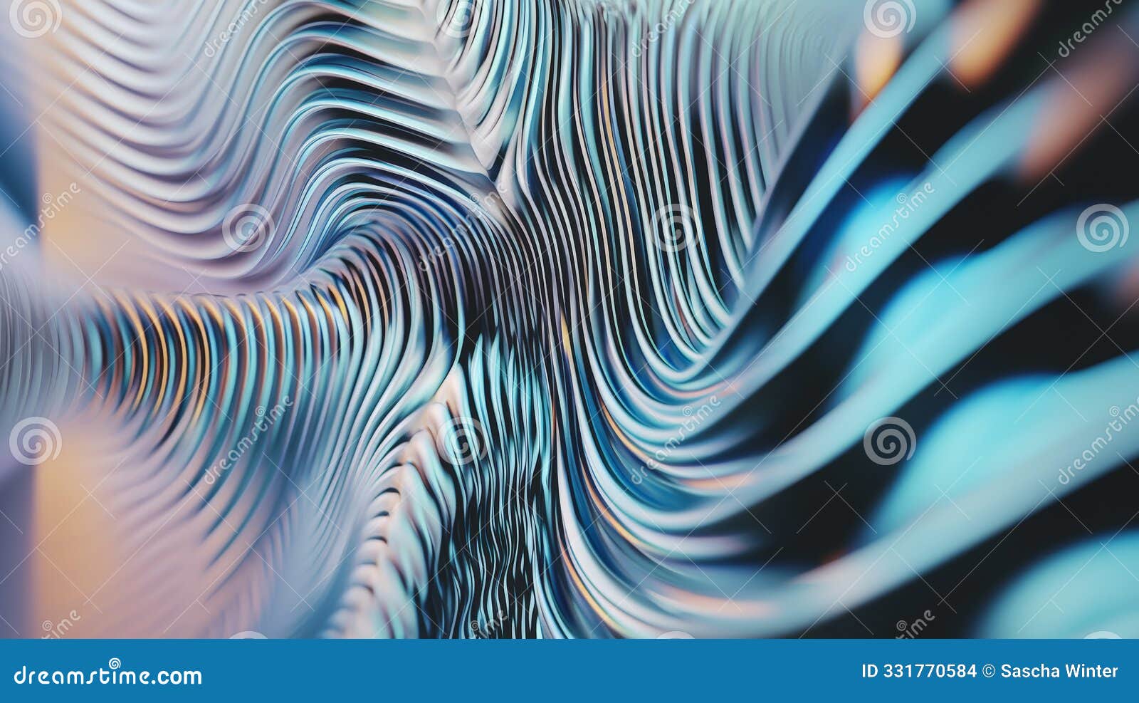 The Principle of Interference in Waves. Generative AI Stock ...